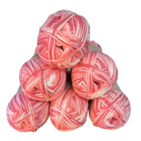 Poundland Hobby Essentials Yarn Bundle NEW Pinks - HobbyRocks